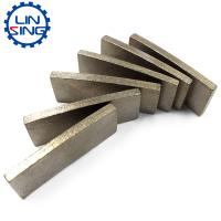 China Fast Cutting and Long Lifespan 40mm Oman Desert Yellow Marble Linxing Diamond Segment for sale