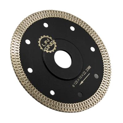 China 140 Teeths Silent Mesh Diamond Circular Saw Blade for Ceramic/Porcelain/Dekton Cutting for sale