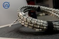 China Stone Cutting Diamond Wire Saw with 11.0mm Bead Diameter and 37pcs Beads per Meter for sale