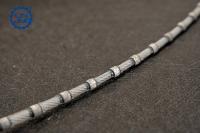 China Stone Cutting Diamond Wire Saw with 11.0mm Bead Diameter and 37pcs Beads per Meter for sale