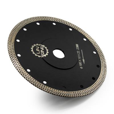 China 105mm Super Thin Diamond Turbo Saw Blade for Cutting Ceramics and Porcelain Tiles for sale