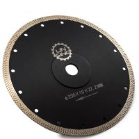 China 105mm Super Thin Diamond Turbo Saw Blade for Cutting Ceramics and Porcelain Tiles for sale