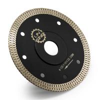 China Customized Color Diamond Coated Cutting Disc Teeths 140 for Stone Cutting and Grinding for sale