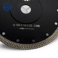 China Customized Color Diamond Coated Cutting Disc Teeths 140 for Stone Cutting and Grinding for sale