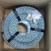 China Cutting 8.3mm Bead Plastic Diamond Wire Saw for Granite Block Squaring and Profiling for sale