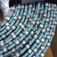 China Cutting 8.3mm Bead Plastic Diamond Wire Saw for Granite Block Squaring and Profiling for sale