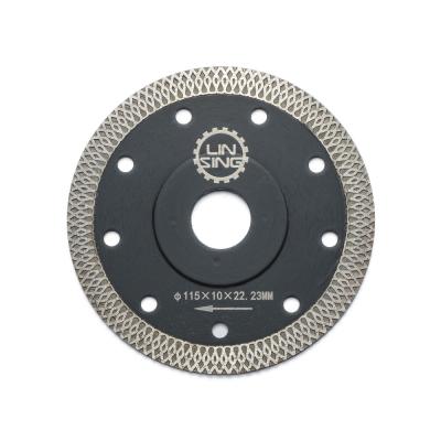 China Wet Dry Cutting Diamond Circular Saw Blade 115mm 10 Teeth per Inch for Porcelain Mesh for sale