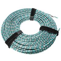 China ODM Supported 7.3mm Sintered Bead Plastic Diamond Wire Saw for Cutting Granite Blocks for sale