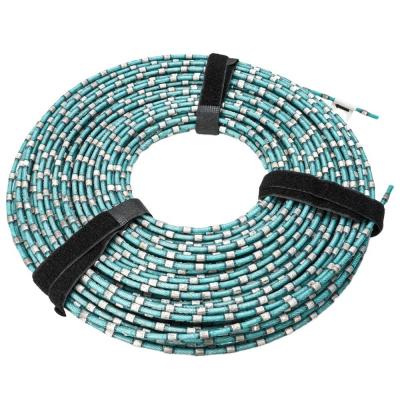 China ODM Supported 7.3mm Sintered Bead Plastic Diamond Wire Saw for Cutting Granite Blocks for sale