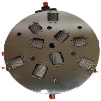 China 3/4/5 Roller Diamond Tool Bush Hammer Disk for Granite/Marble/Quartz Stone Processing for sale