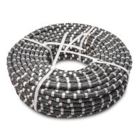 China 11.5mm Diamond Wire Saw for Granite Quarrying Cutting Speed 10-30 m2/h Life Span 20-40 m2/ for sale