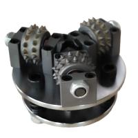 China Vacuum Brazed Diamond Bush Hammer Wheel for Durable Abrasive Disc and Granite Stone for sale