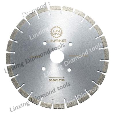China D340/400/450mm Diamond Saw Blade for Sharp Granite Cutting 24 Teeth per Inch Design for sale