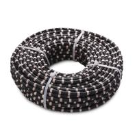 China Steel Rubber Diamond Wire Saw for Cutting of Reinforced Concrete Granite Marble Stone for sale