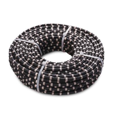 China Steel Rubber Diamond Wire Saw for Cutting of Reinforced Concrete Granite Marble Stone for sale
