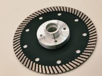 China Diamond Turbo Disc 230 mm for Fast Metal Cutting of Stone Slabs Tiles Ceramic Porcelain for sale