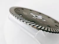 China Diamond Turbo Disc 230 mm for Fast Metal Cutting of Stone Slabs Tiles Ceramic Porcelain for sale