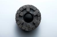 China Metal Powder Diamond Satellite Wheel for Polishing Granite Slab 130mm Customized for sale