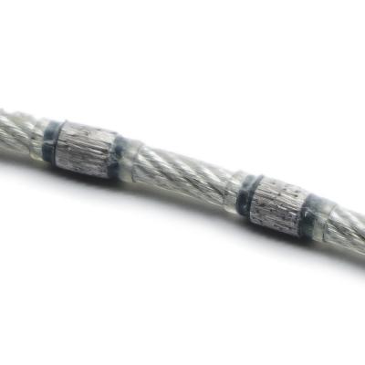 China 8.3mm 8.8mm 9.0mm Diamond Wire Cutting Rope Saw for Customized Granite Block Profiling for sale