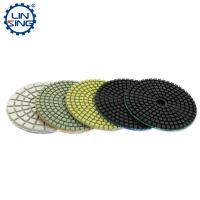 China 3-Step Wet Flexible Polishing Pad for Granite Marble Car Bodies Level C/B/a/ a Level for sale