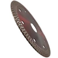 China Good Performance 7 inch Diamond Tools X Mesh Turbo Cutting Disc for HOT PRESS Process Type for sale