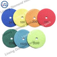 China Flexible Diamond Polishing Pads for Marble Pad Type Buffing Pads Customization Obm for sale