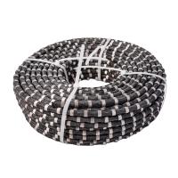 China Diamond Wire Saw Reinforced Concrete Cutting Rope 11.5mm Rubber Spring Wire with Support for sale