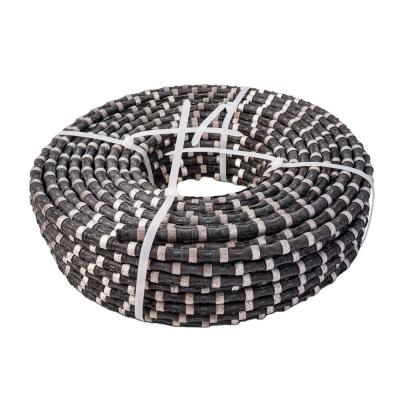 China Diamond Wire Saw Reinforced Concrete Cutting Rope 11.5mm Rubber Spring Wire with Support for sale