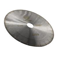 China Ti-coated Finishing 350mm J Type Diamond Saw Blade for No Chipping Dekton Cutting for sale