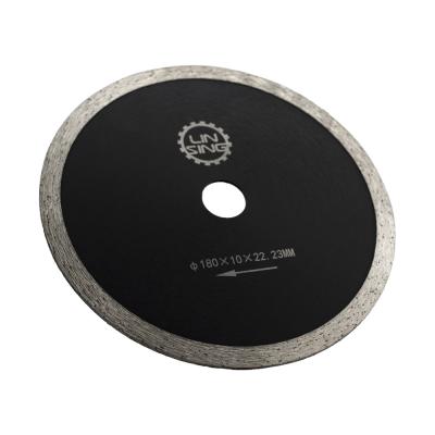 China High Speed Straight Smooth Edge 110mm Diamond Saw Blade for Ceramic Tile Cutting for sale
