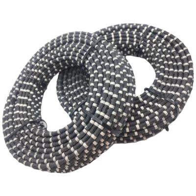 China 20-40 m2/m Life Span Granite Diamond Wire Saw Rope for Quarry Mining 11.5mm Diameter for sale