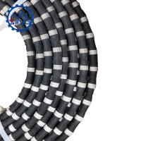 China 20-40 m2/m Life Span Granite Diamond Wire Saw Rope for Quarry Mining 11.5mm Diameter for sale