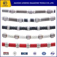 China Plastic Connection Diamond Multi-Wire Saw for Granite Block Cutting Diameter D7.3/D6.3mm for sale
