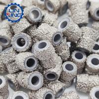 China Stone Concrete Diamond Electroplated Dry Cutting Beads for Quarry Wire Saw Machine for sale