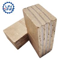 China 1000-1200-1600mm Blade LINSING Diamond Marble Segment with Silver Welding Technology for sale