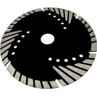 China D230mm Triangular Corrugated Saw Blade With Turbo Protection Teeth For Stone Cutting for sale