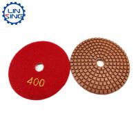 China Diamond Round and Frankfurt Polishing Pad for Stone Marble Limestone and Granite Edge Panel Surface Grinding for sale