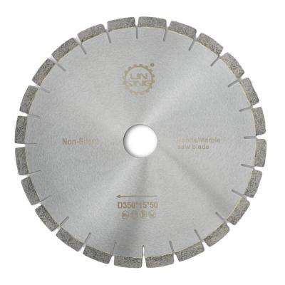 China Finishing Ti-coated Diamond Blade for Marble and Granite Cutting 14'' U-slot Disc for sale