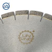 China Finishing Ti-coated Diamond Blade for Marble and Granite Cutting 14'' U-slot Disc for sale