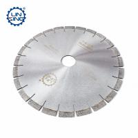 China Finishing Ti-coated Diamond Blade for Marble and Granite Cutting 14'' U-slot Disc for sale