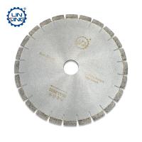 China Finishing Ti-coated Diamond Blade for Marble and Granite Cutting 14'' U-slot Disc for sale