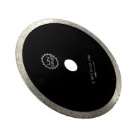 China Cut Stone with Confidence Using HOT PRESS D180mm Continuous Rim Diamond Cutting Discs for sale