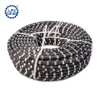China 11.5mm Sintered Bead Rope Diamond Wire Saw for Wet/Dry Reinforced Concrete Cutting for sale