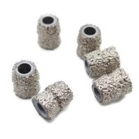 China Dry or Wet Cutting Diamond Vacuum Brazed Wire Saw Beads for Marble Sandstone Quarrying for sale