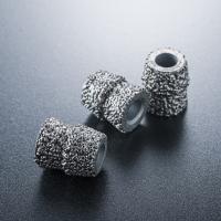 China Dry or Wet Cutting Diamond Vacuum Brazed Wire Saw Beads for Marble Sandstone Quarrying for sale