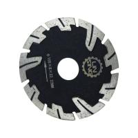 China Industrial Grade 115mm Protected Teeth Diamond Disc for Marble Granite Brick Cutting for sale