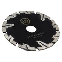 China Industrial Grade 115mm Protected Teeth Diamond Disc for Marble Granite Brick Cutting for sale