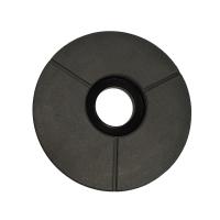China Round 200mm Black Buffing Polishing Disc for Granite High Grinding Efficiency for sale