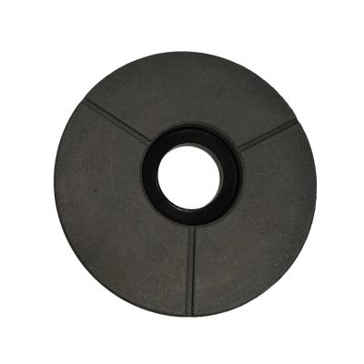 China Round 200mm Black Buffing Polishing Disc for Granite High Grinding Efficiency for sale
