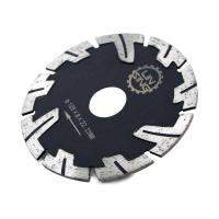 China Protected Teeth Diamond Disc 125mm Blade Diameter for Cutting Marble Granite Brick for sale